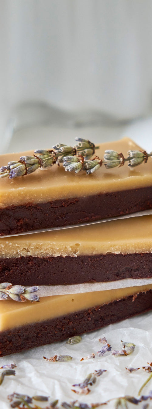 Lavender Chocolate Fudge with Dulce de Leche – Back to the Roots