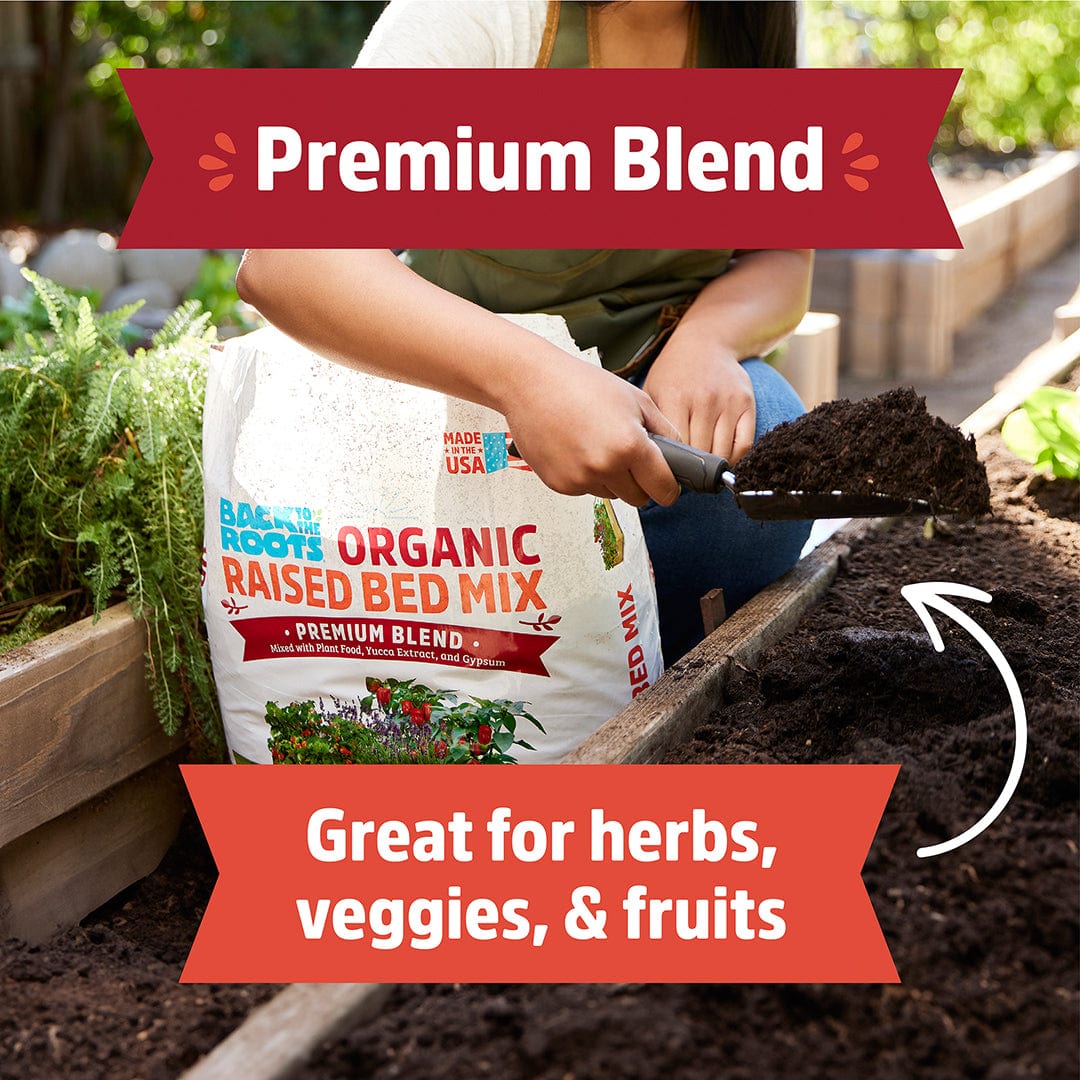 Organic Bulk Raised Bed Soil (30 1 cu. ft. Bags) - FREE Shipping – Back to the Roots