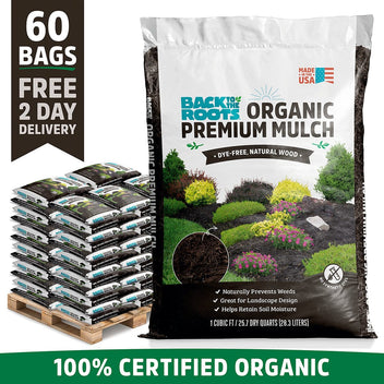 Organic Premium Mulch — Natural Wood (60 1 cu. ft. Bags) – Ready to Us ...