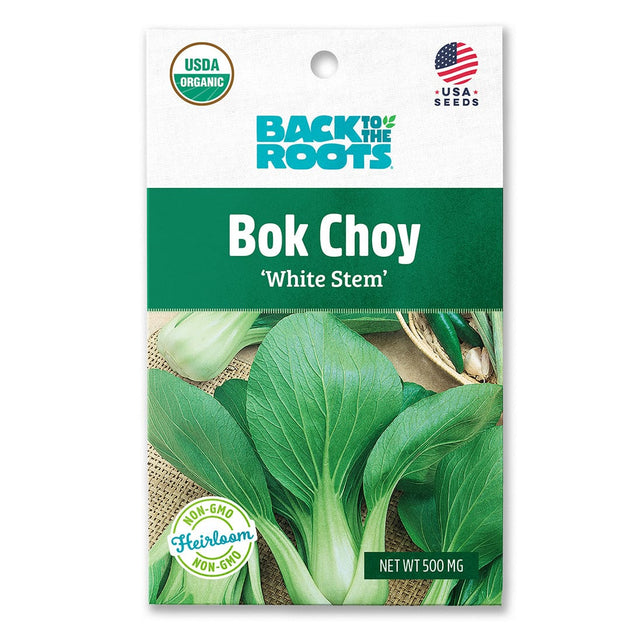 Organic Bok Choy Seeds — 'White Stem' – Back to the Roots